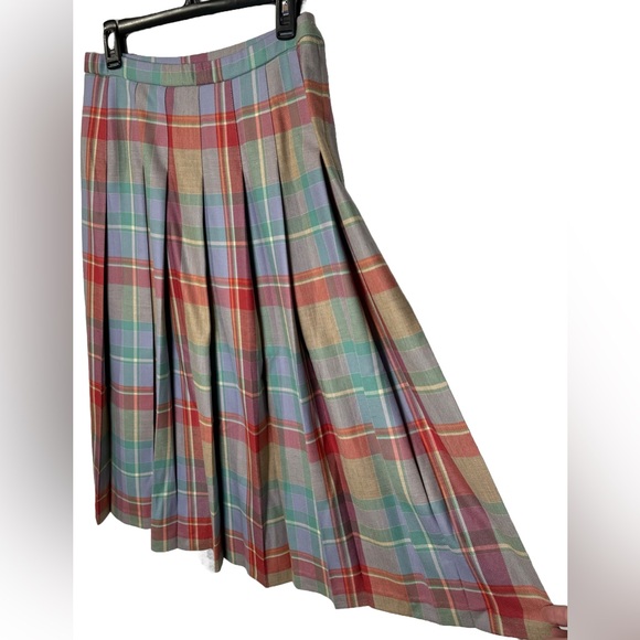 Pendleton | Skirts | Pendleton 2 Petite Wool Plaid Pleated Skirt | Poshmark